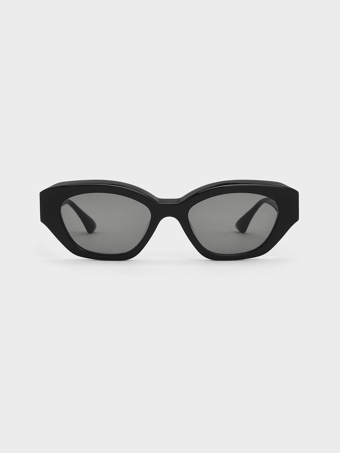 Black Onyx Recycled Acetate Cat-Eye Sunglasses - Black - Accessories ...
