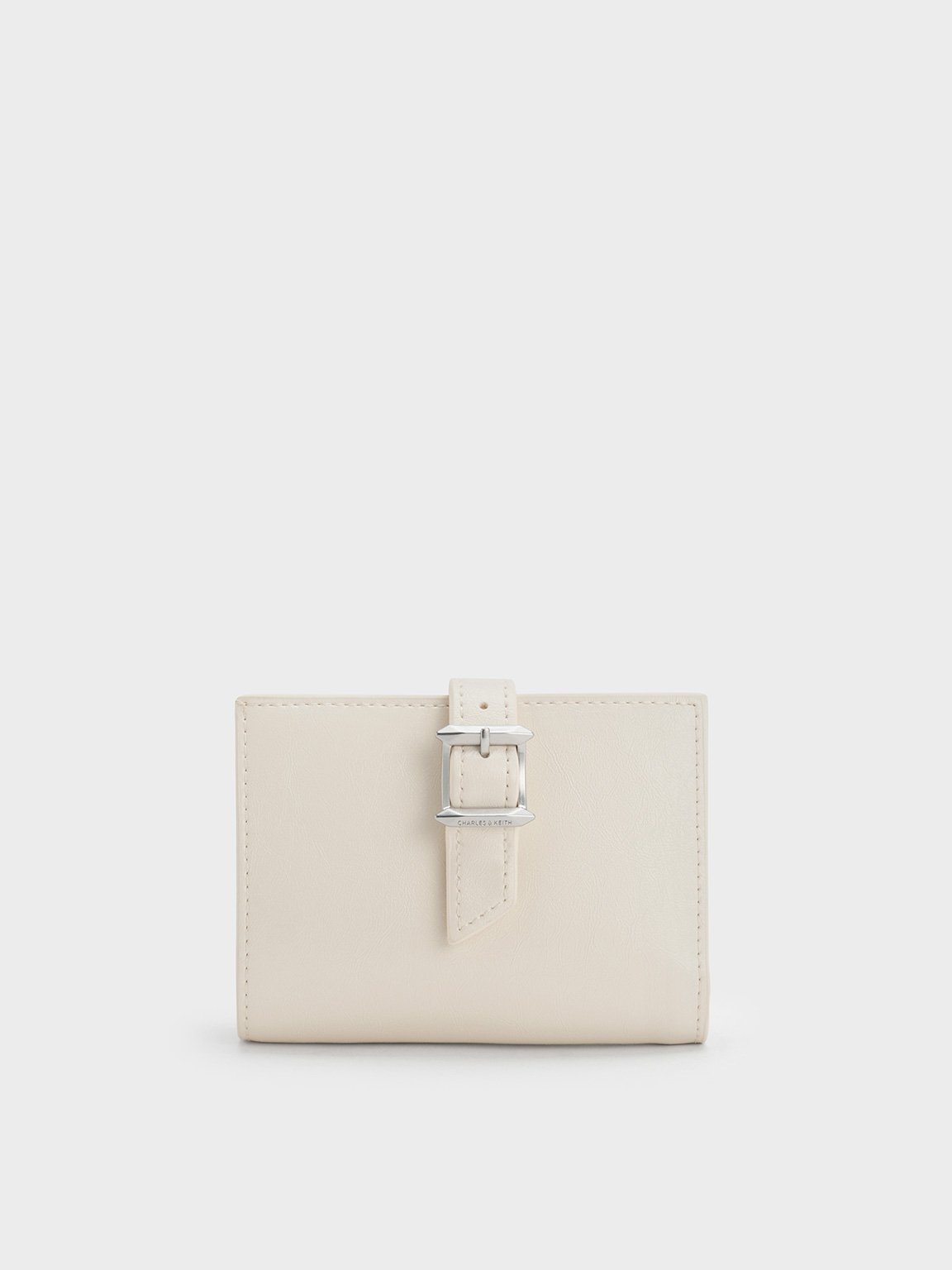 Cream Bryna Belted Wallet - Cream - Wallets - CHARLES & KEITH IN